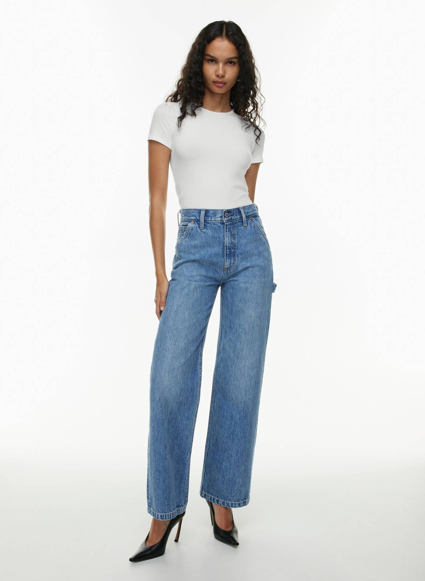 Denim Forum THE FARRAH CARPENTER JEAN | Aritzia CA