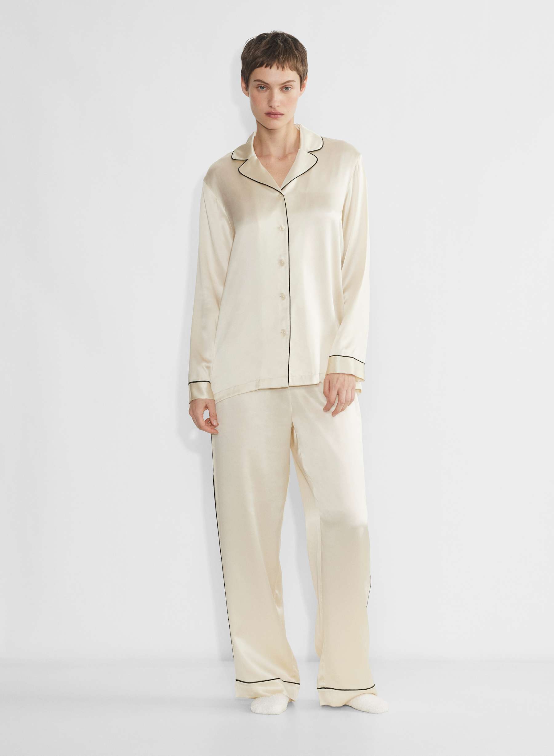 The Group NIGHTSIDE SILK PAJAMA PANT | Aritzia INTL