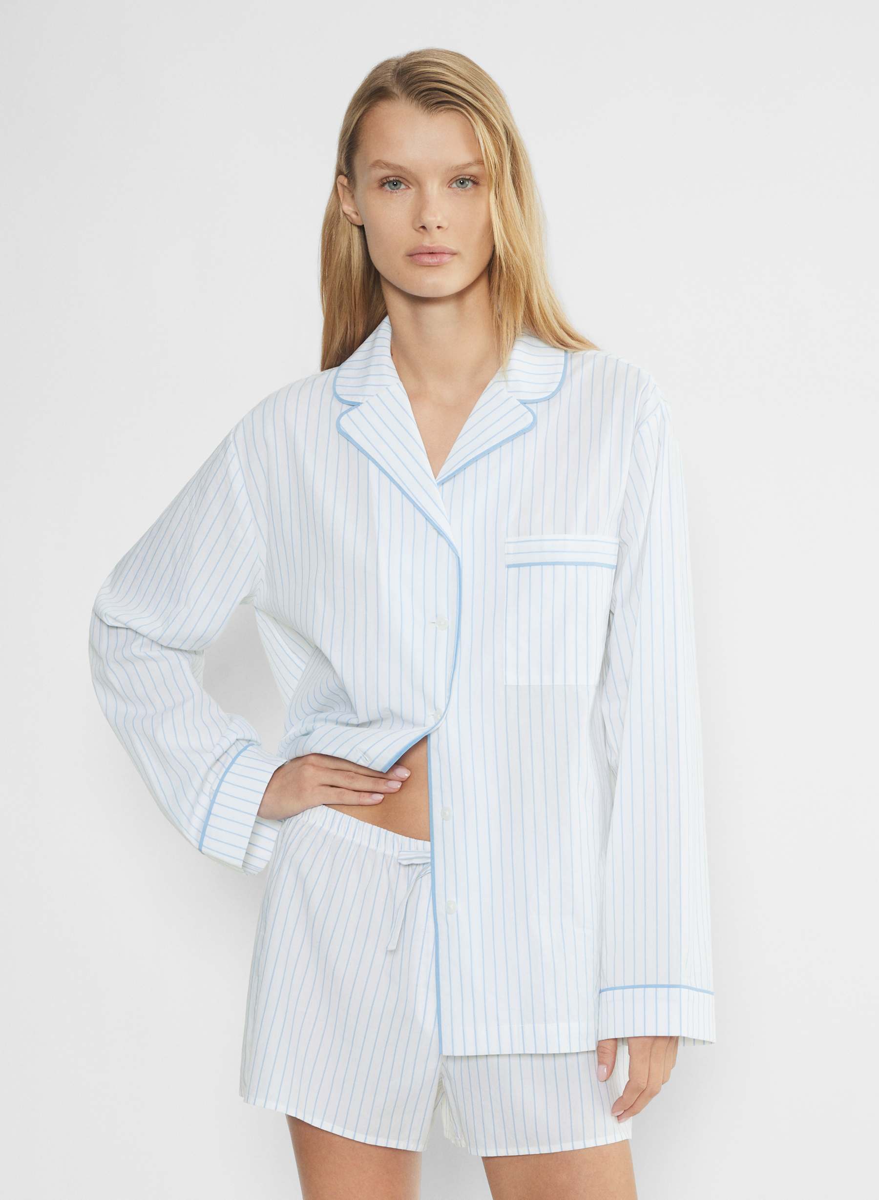 The Group LAZE POPLIN PAJAMA SHORT | Aritzia CA