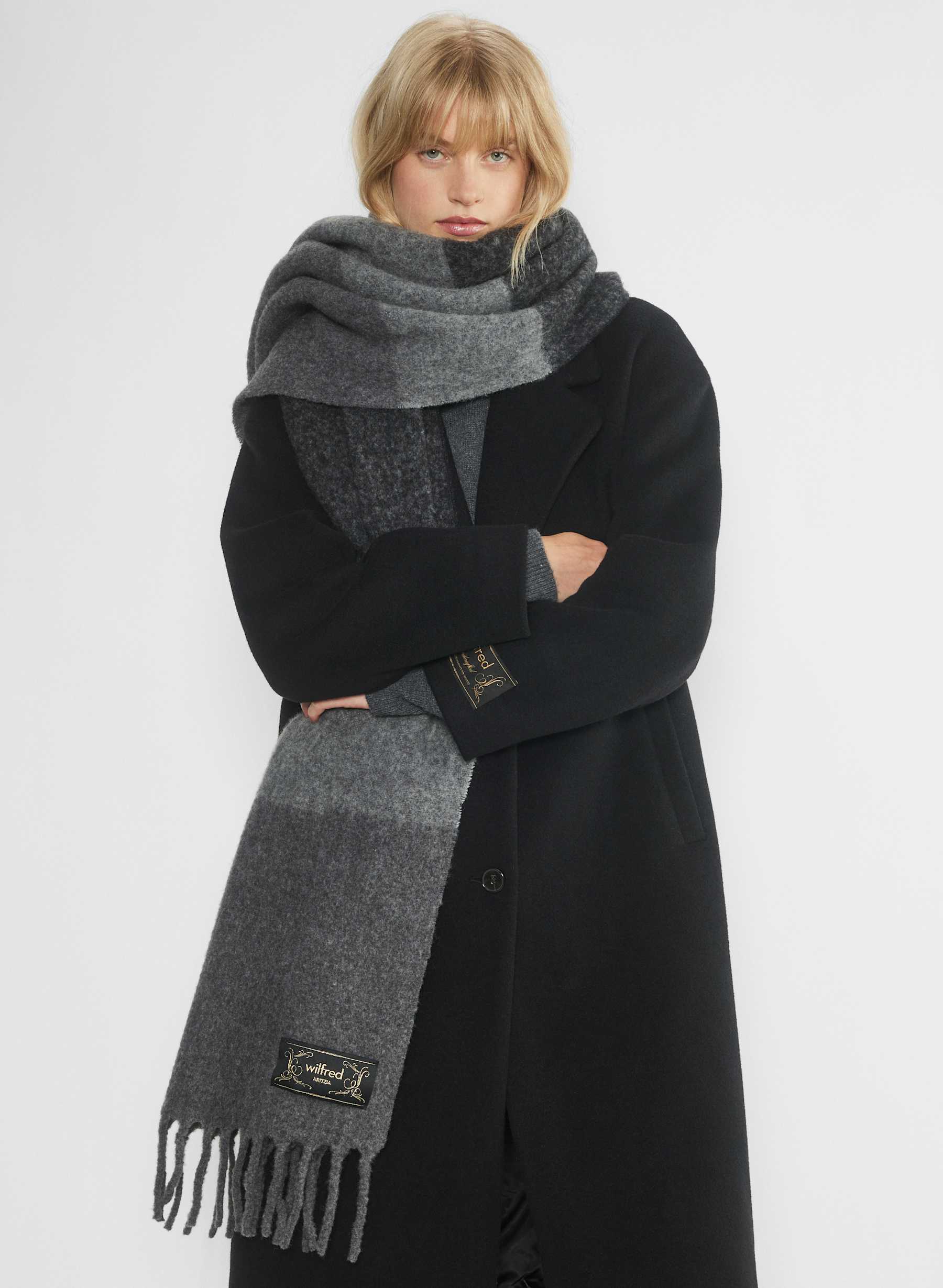 Wilfred WOOL TWIST FRINGE SCARF | Aritzia INTL