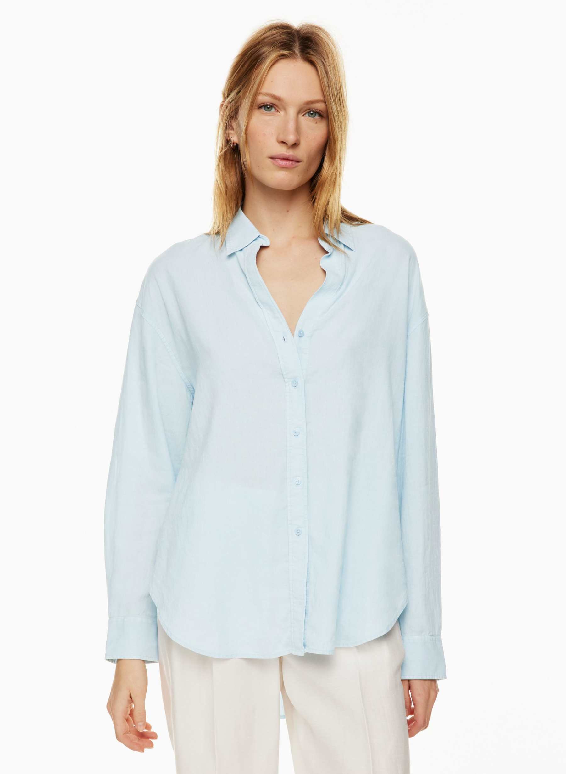 The Group by Babaton PLATH LINEN SHIRT | Aritzia CA