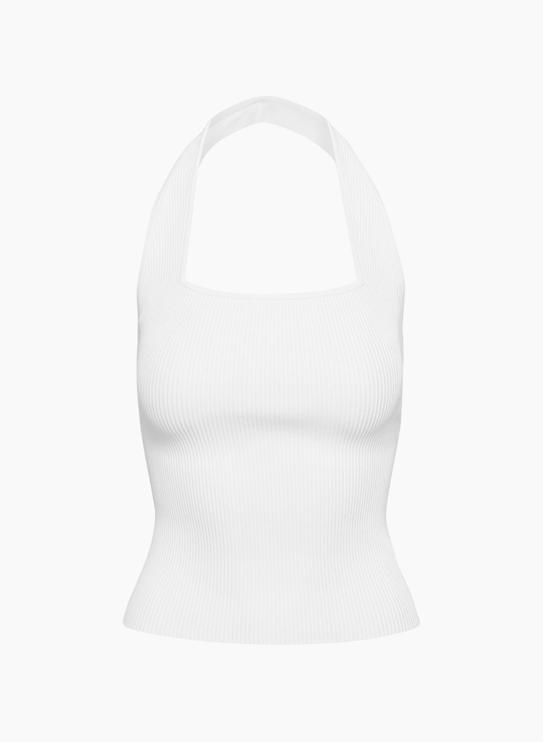 Babaton SCULPT KNIT HIGHLIGHT HALTER TOP | Aritzia US