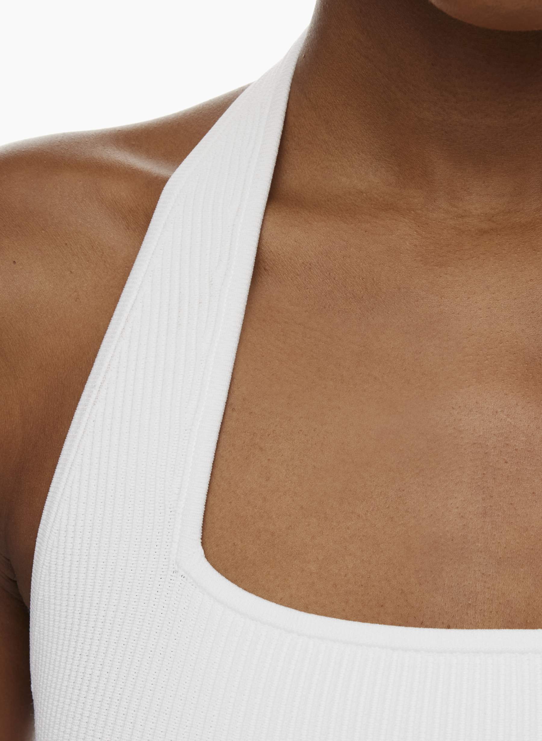 Babaton SCULPT KNIT HIGHLIGHT HALTER TOP | Aritzia US