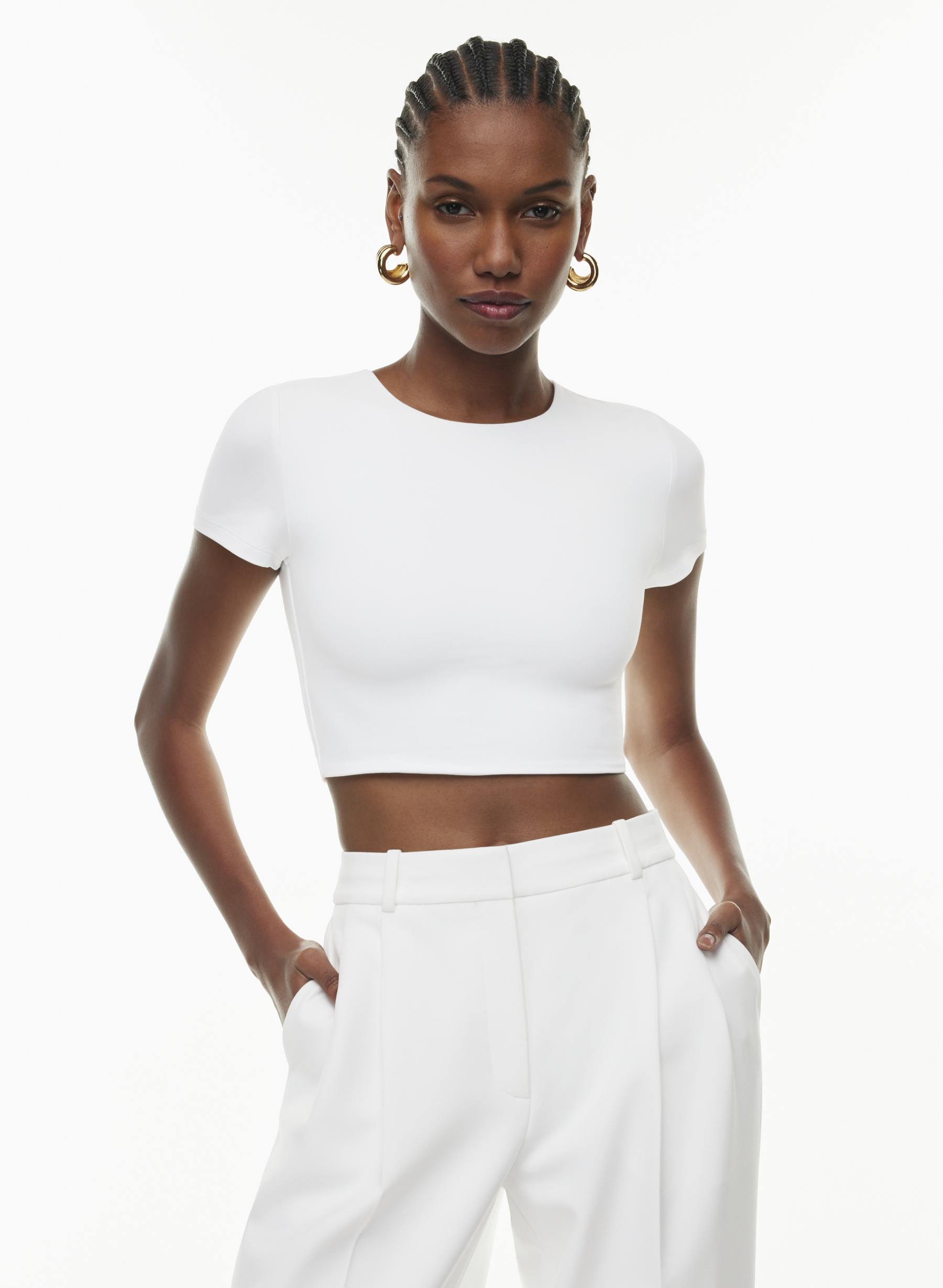 Contour CONTOUR CREW CROPPED T-SHIRT | Aritzia CA