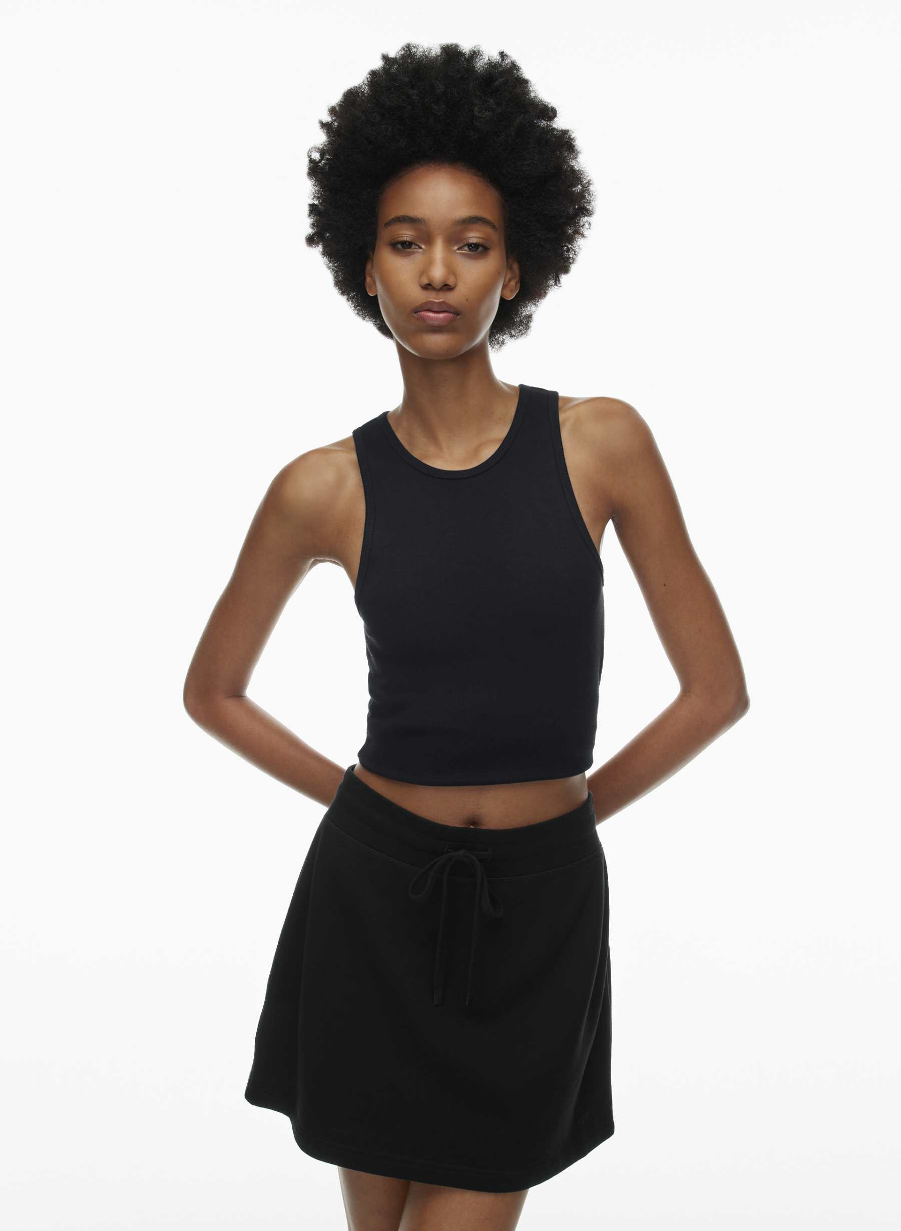 Sweatfleece AIRY TERRY PERFECT BANDED MICRO SKIRT | Aritzia US