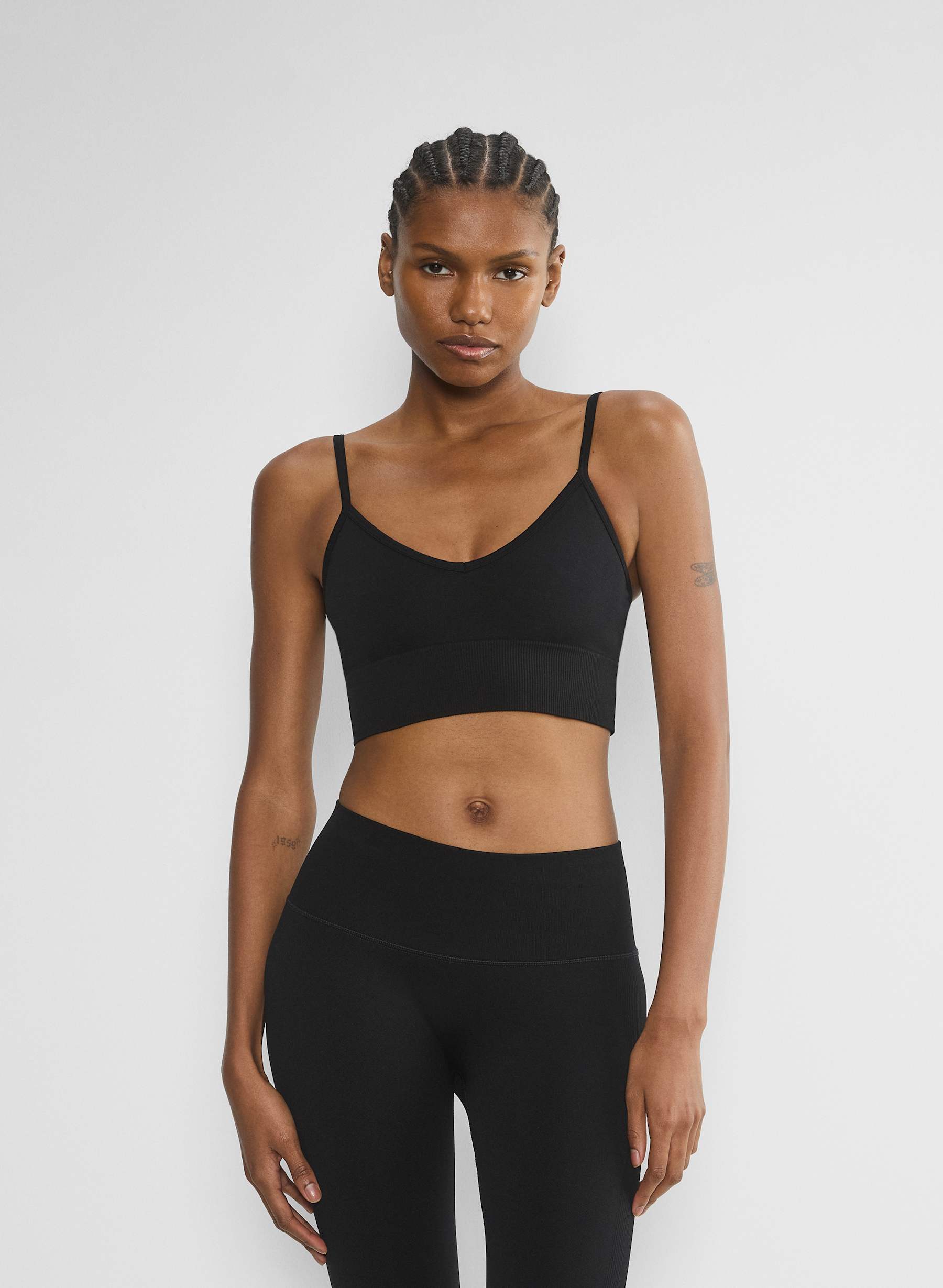 Golden BODYGRIP™ V-NECK BRA TOP | Aritzia INTL
