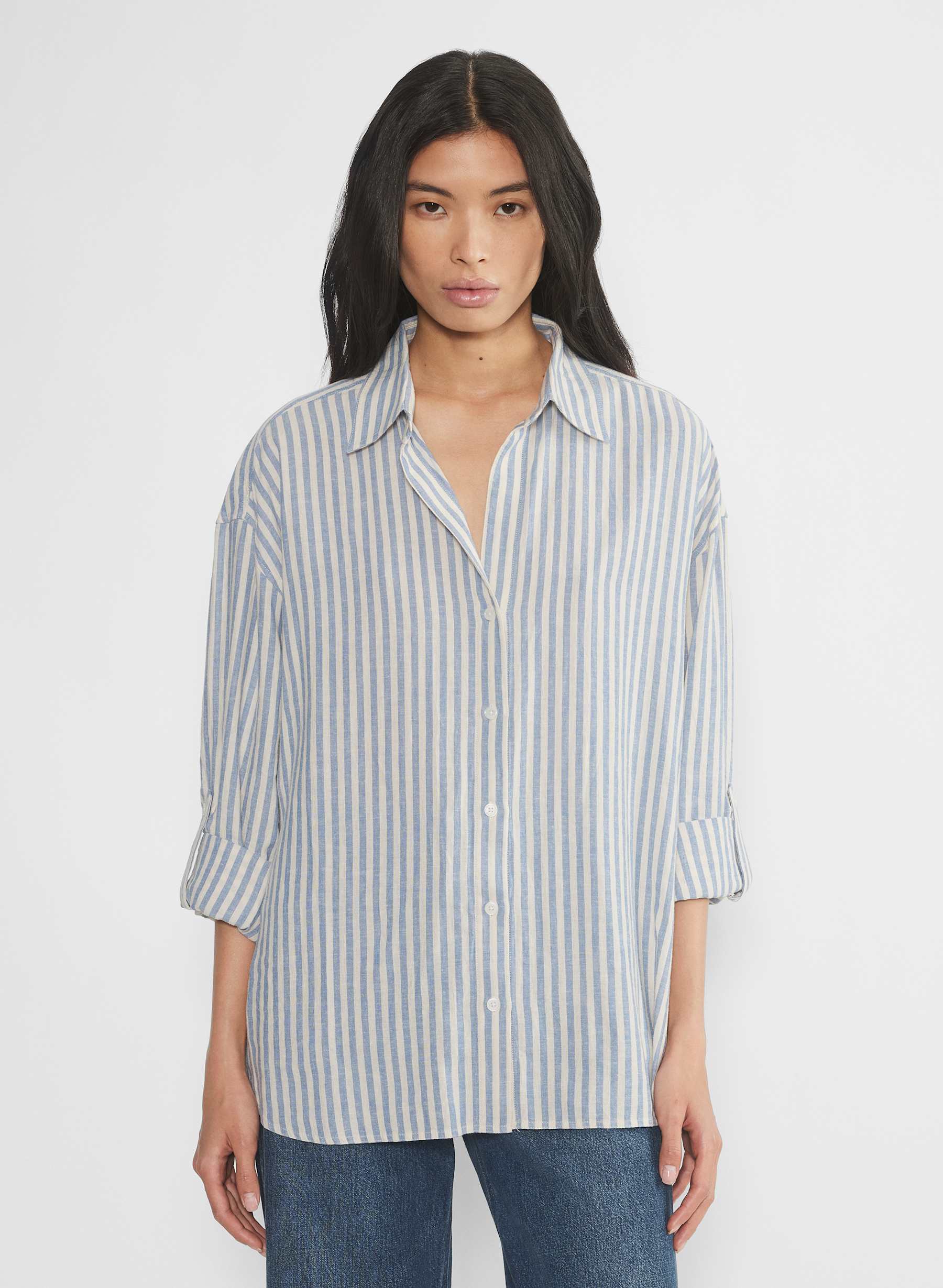 Babaton ARCHIVE LINEN SHIRT | Aritzia CA