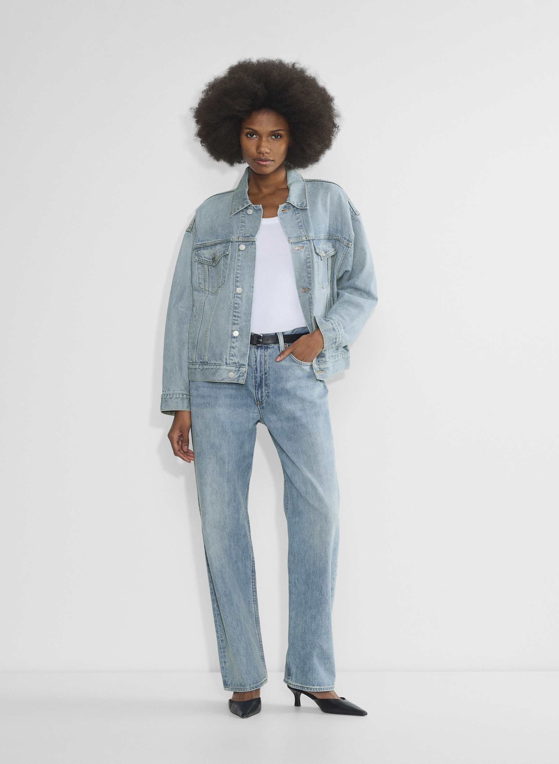 Denim Forum THE ‘90S SO-SOFT DENIM JACKET | Aritzia US