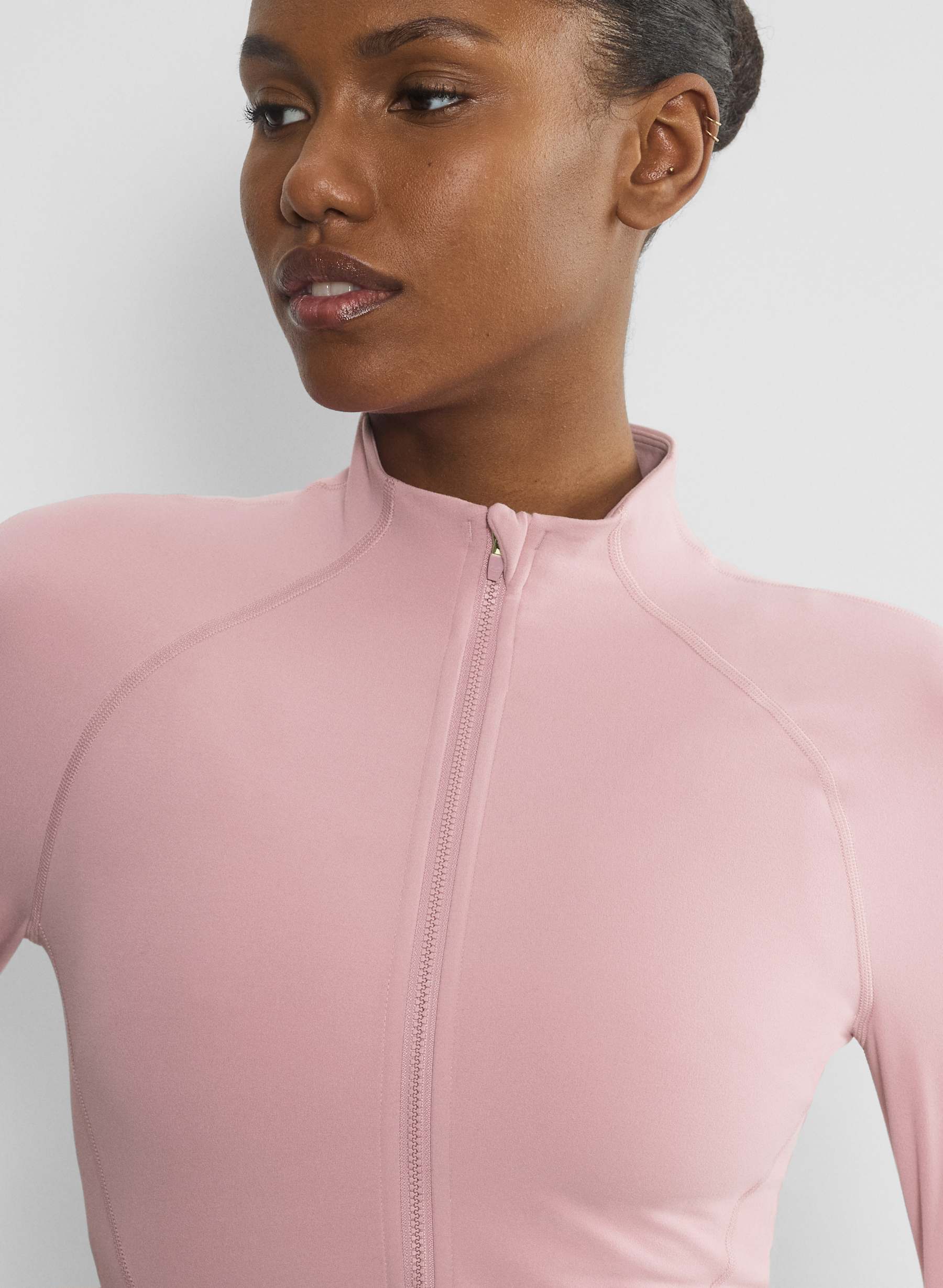 Golden BUTTER DISTANCE ZIP UP | Aritzia US