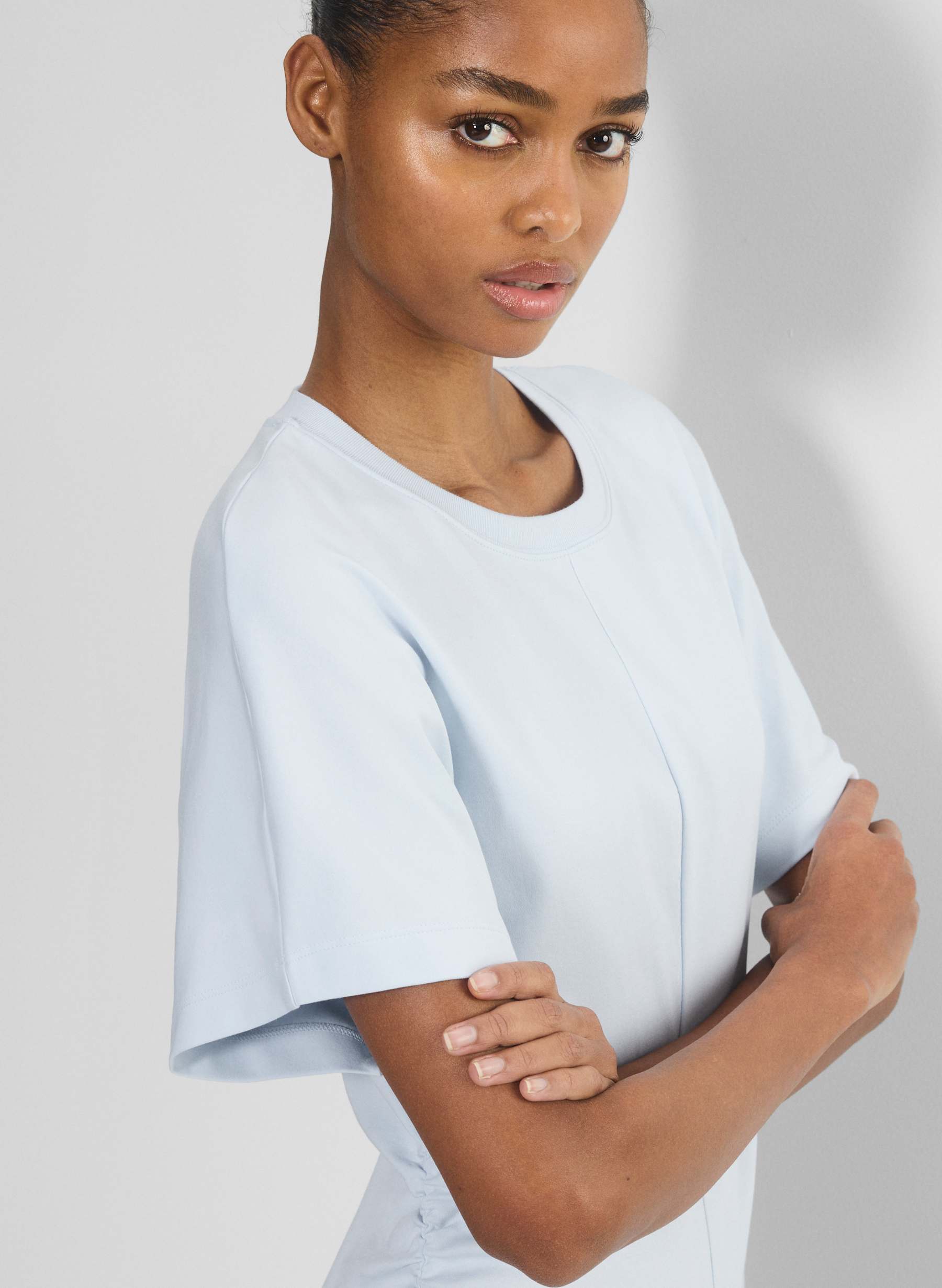 Babaton INTERLOCK COTTON ELEVATOR DRESS | Aritzia INTL