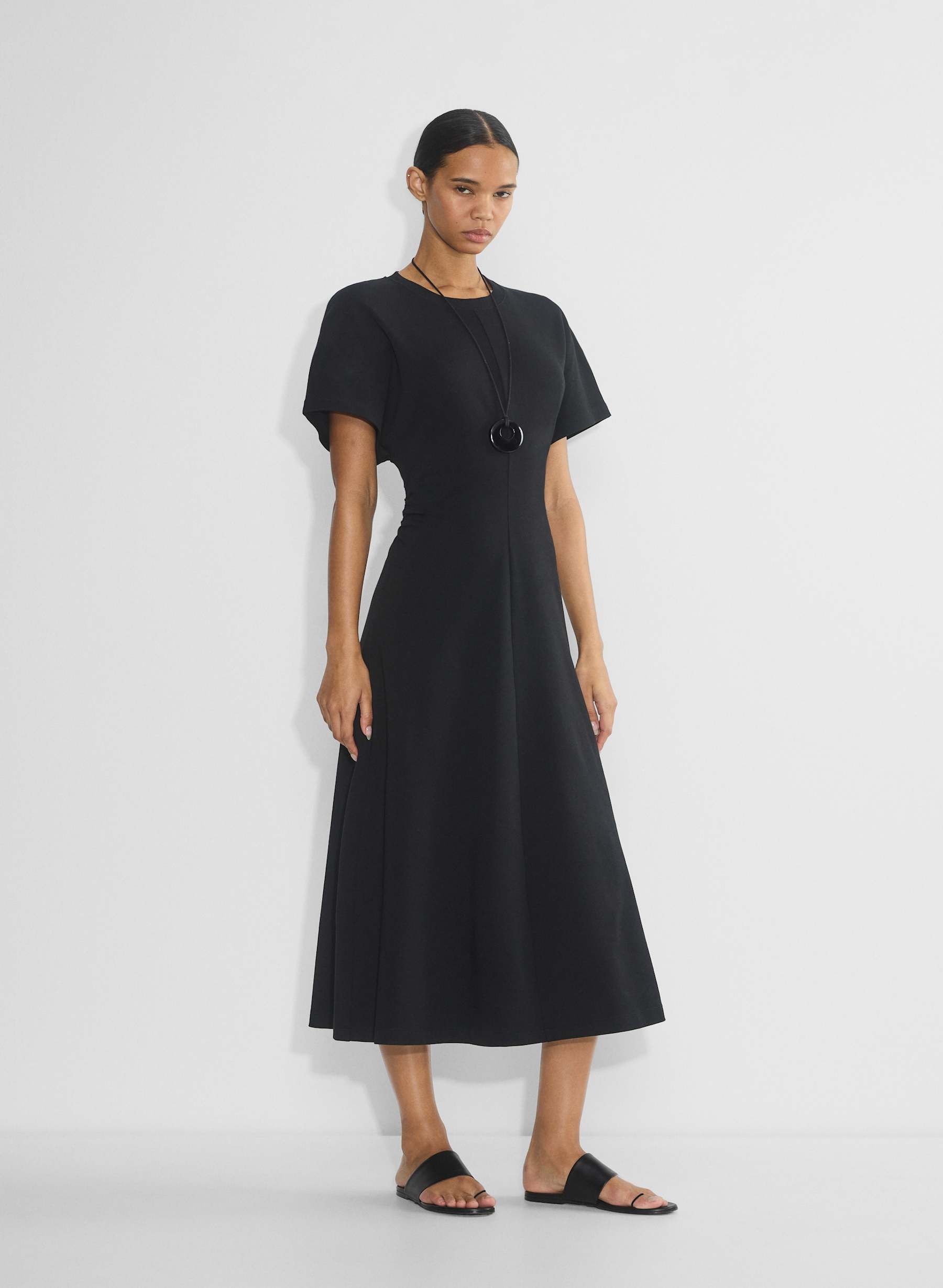 Babaton INTERLOCK COTTON ELEVATOR DRESS | Aritzia US