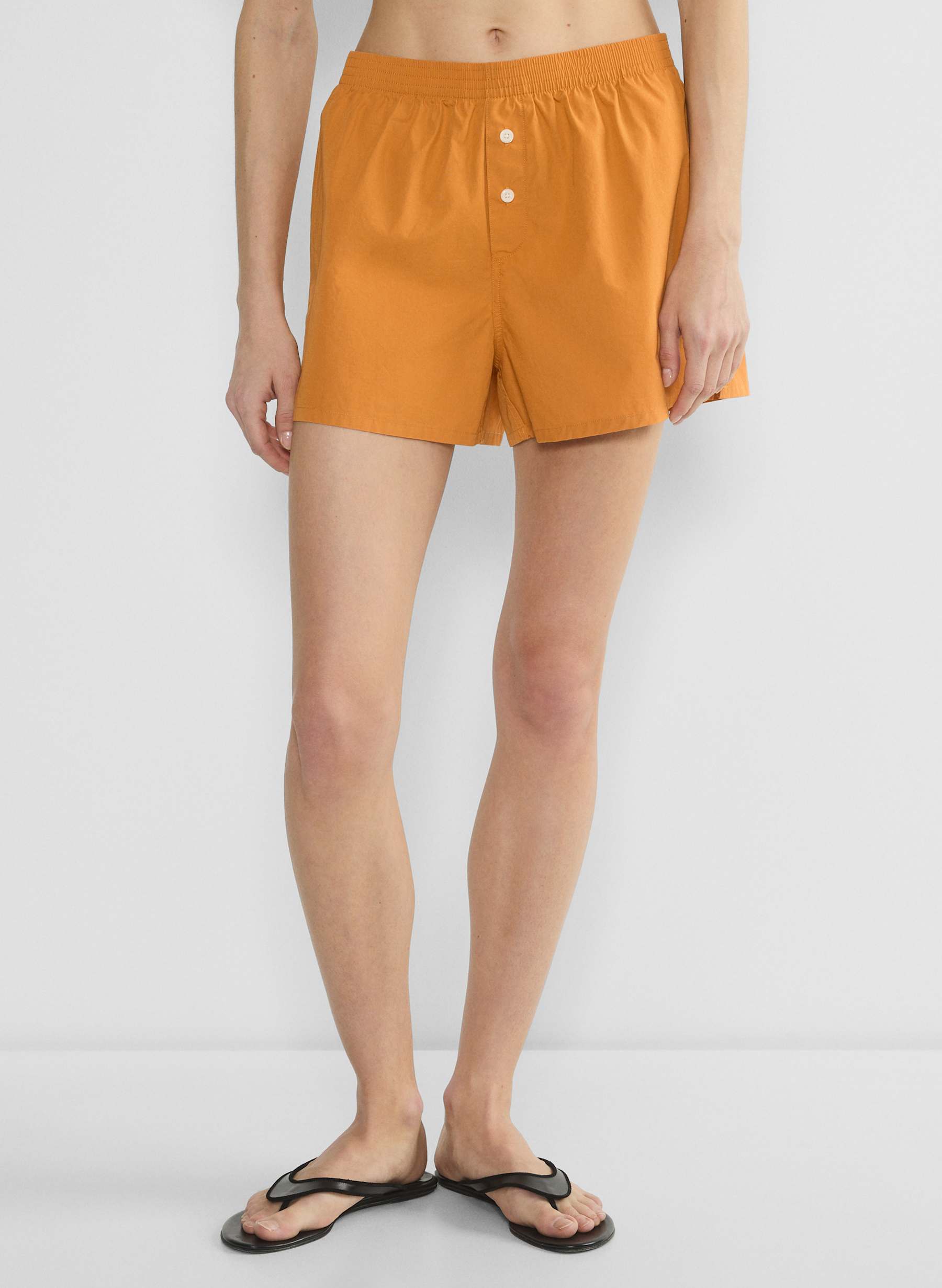 Wilfred Free HI-RISE POPLIN BOXER SHORT | Aritzia CA